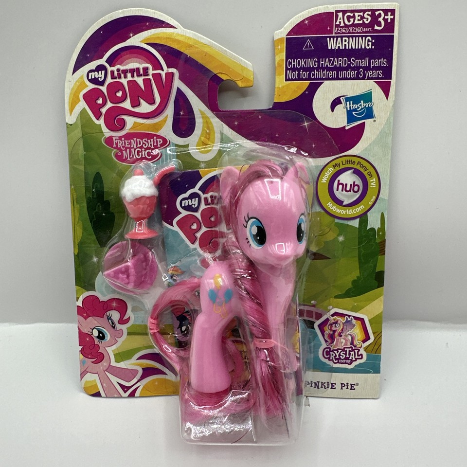 My Little Pony PINKIE PIE Crystal Empire 3" figure w/ Accessories | eBay