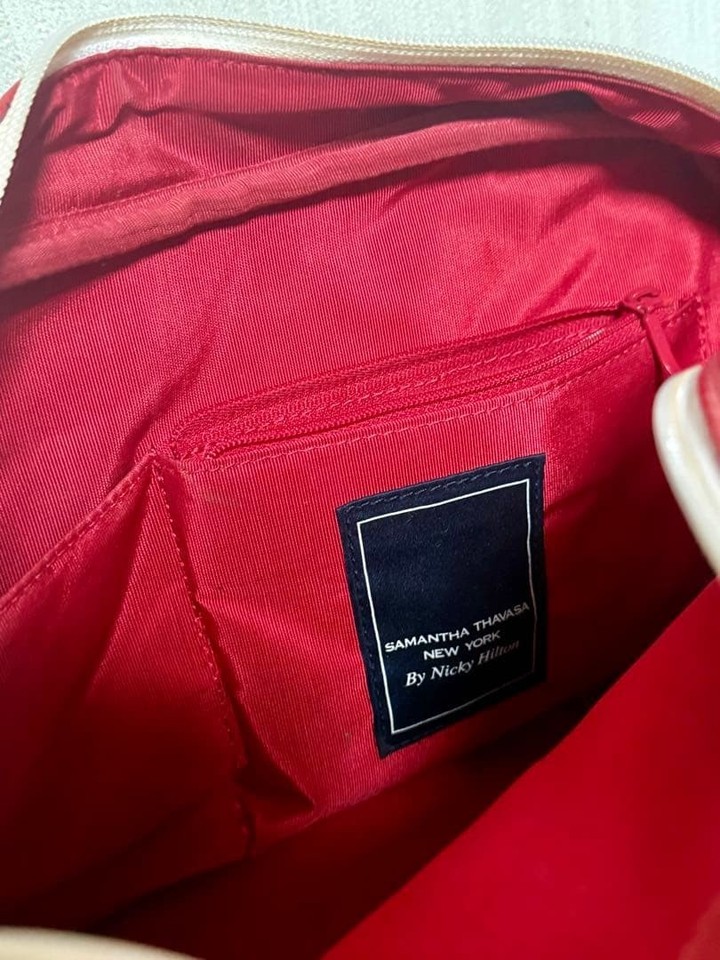 Samantha Thavasa Nicky Hilton RED Bag Lucky 7 | eBay