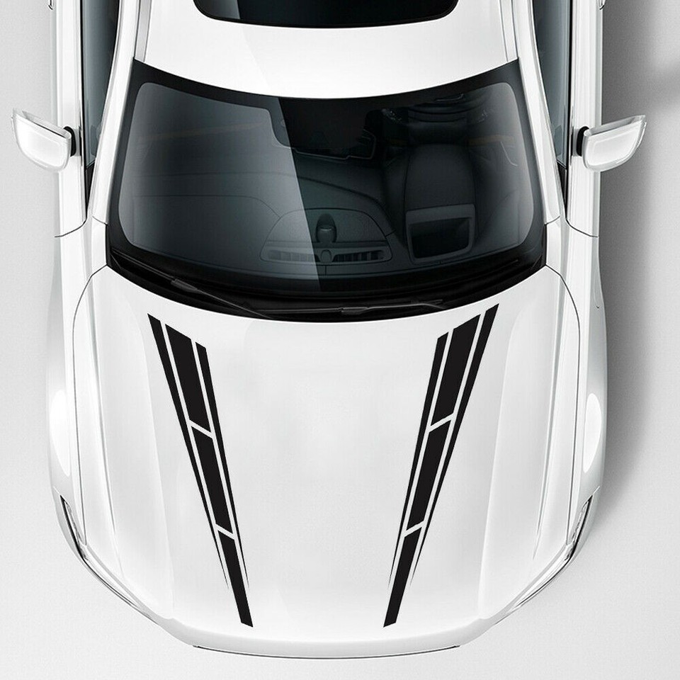 Decor Car Sticker Front Graphics Hood PET Sticker Stripes Accessories ...