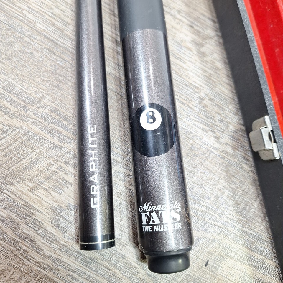 Minnesota Fats The Hustler 2 piece Graphite Pool Stick 58 inches With ...