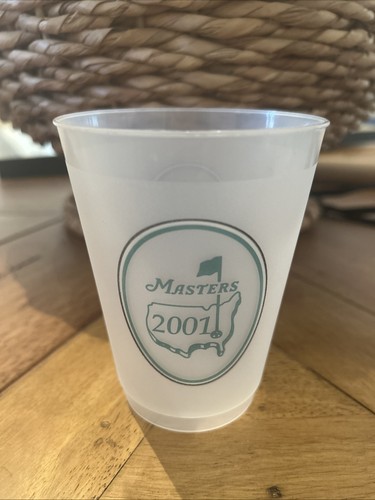 16 Masters Augusta National Cups Frosted Plastic 2001 | eBay