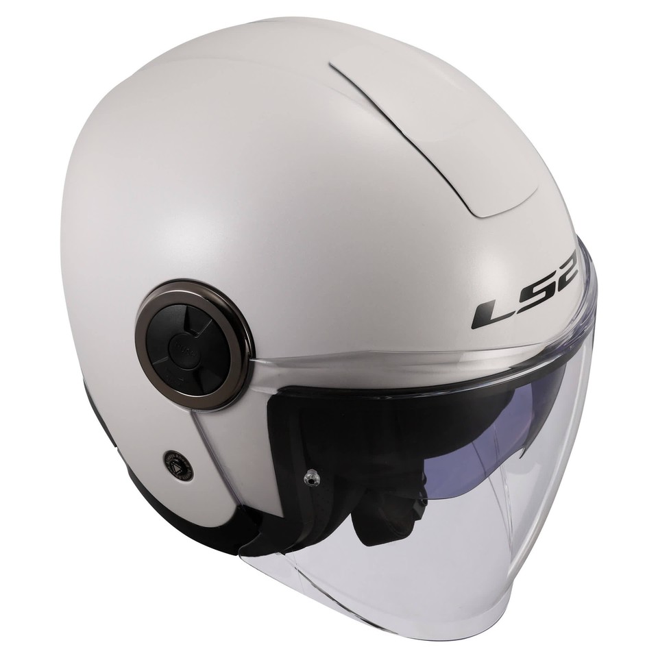 Casco Jet LS2 OF620 CLASSY Solid Bianco Lucido | eBay
