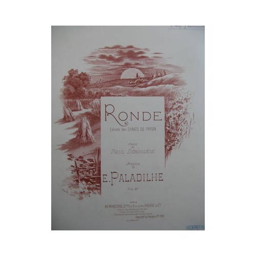 Paladilhe E. Round Singer Piano 1895 | eBay
