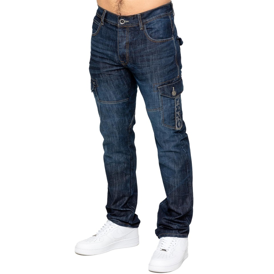 Mens Enzo Jeans Straight Leg Denim Regular Fit Pants All Uk Waist Sizes ...