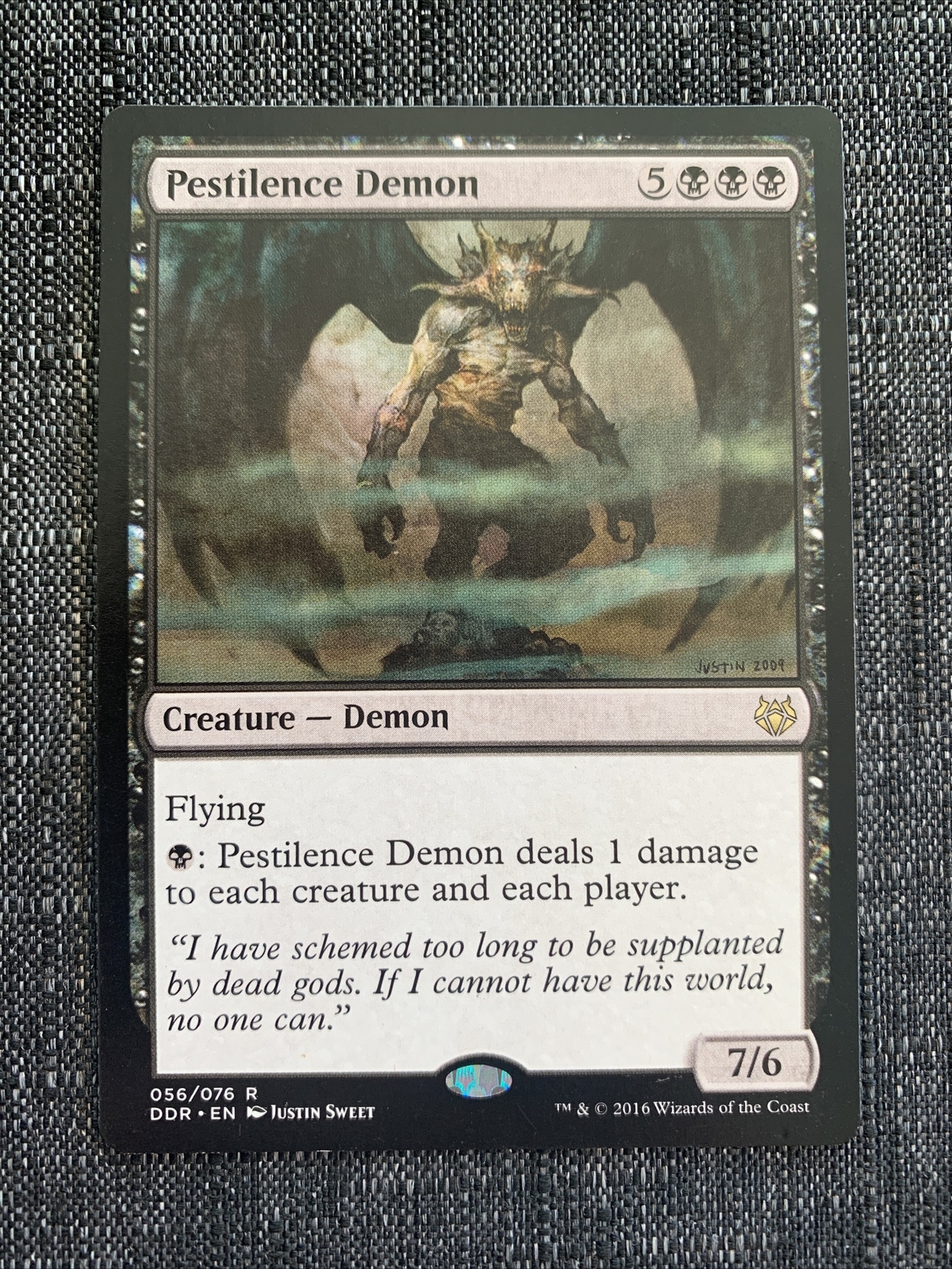 1x Pestilence Demon NM Duel Decks: Nissa Vs. Ob Nixilis MTG Magic The ...