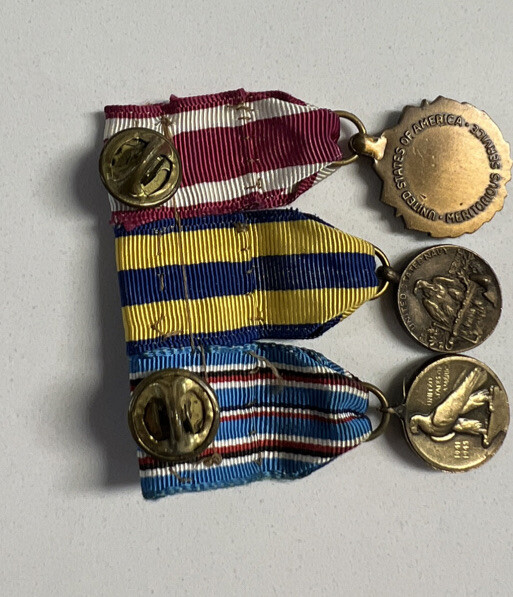 Lot of 3 Medals Meritorius Service Expeditions American Campaign | eBay