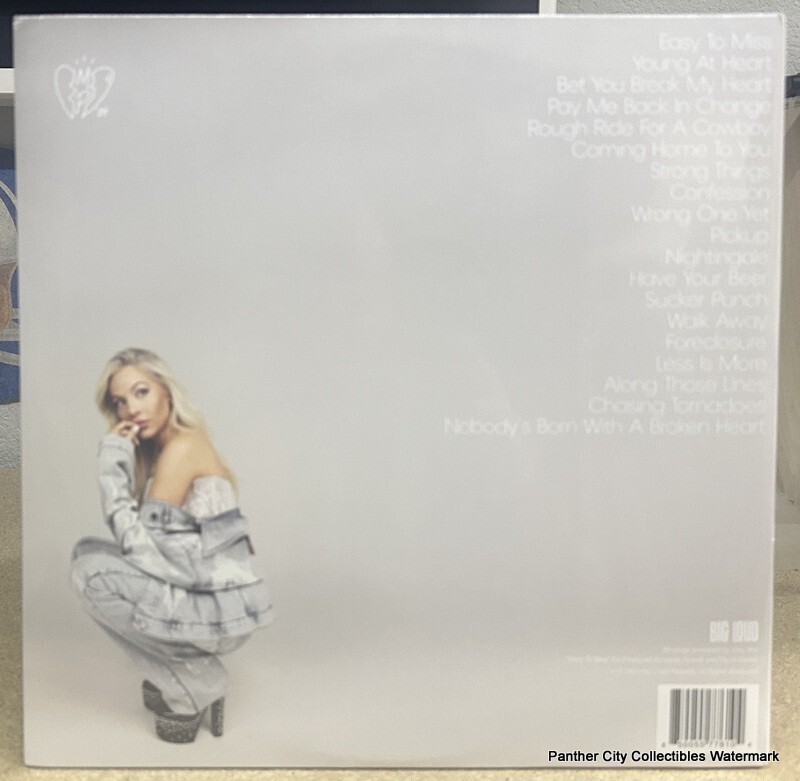 Hand Signed Mackenzie Porter Nobody's Born With A Broken Heart Gray ...