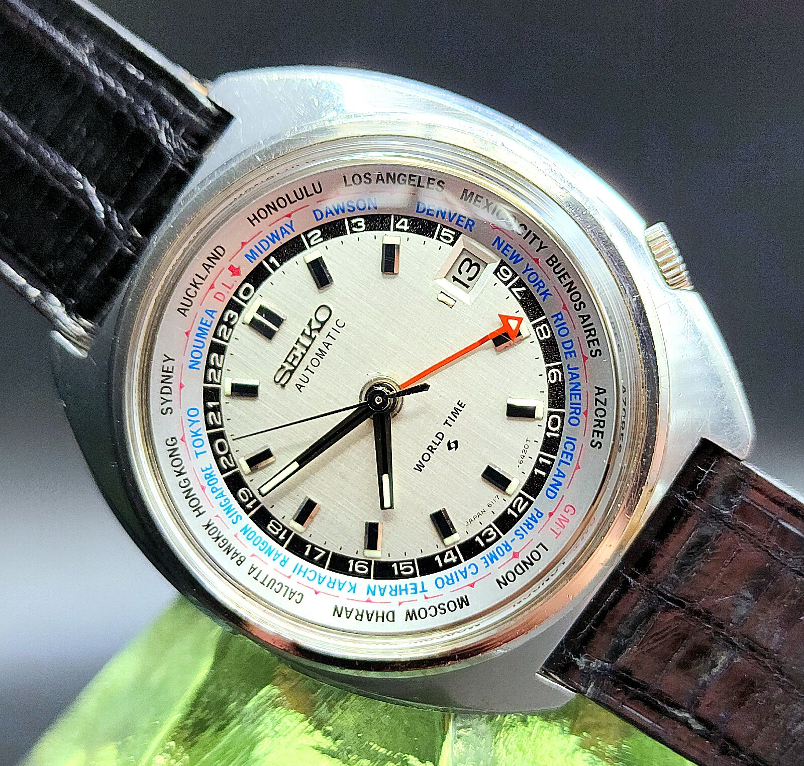 Vintage SEIKO "World Time" 1960's Automatic Men's Wat… - Gem