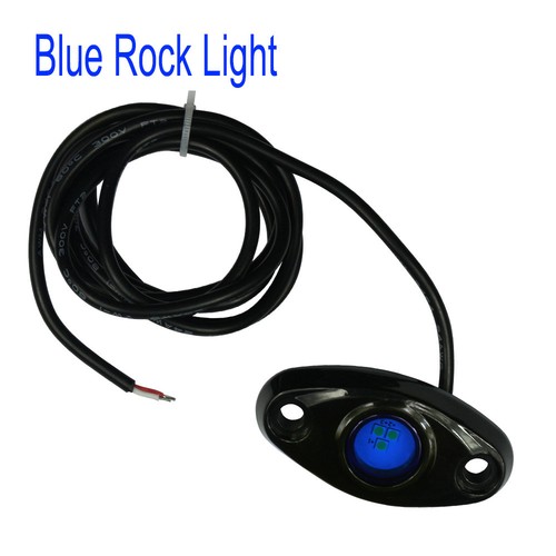 10Pcs 9W Blue LED Rock Light Offroad Underglow Truck ATV SUV Trail Rig ...