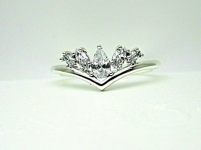 Pandora Sparkling Pear & Marquise Wishbone Ring 199109C01 CHRISTMAS ...