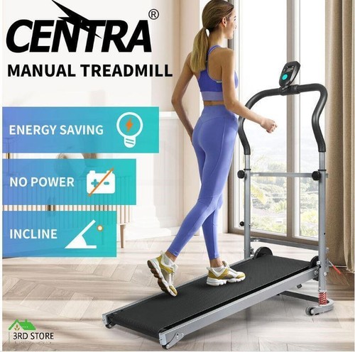 RETURNs Centra Manual Treadmill Mini Fitness Machine Walking Home Gym ...