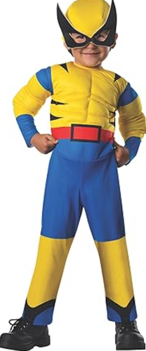 Deluxe Muscle Chest Thorax Marvel Wolverine Child Toddler Boys Costume ...