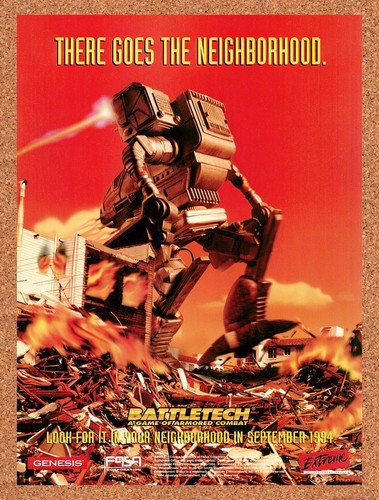 1993 BattleTech Genesis Original Advertisement / Retro Wall Art v2 | eBay