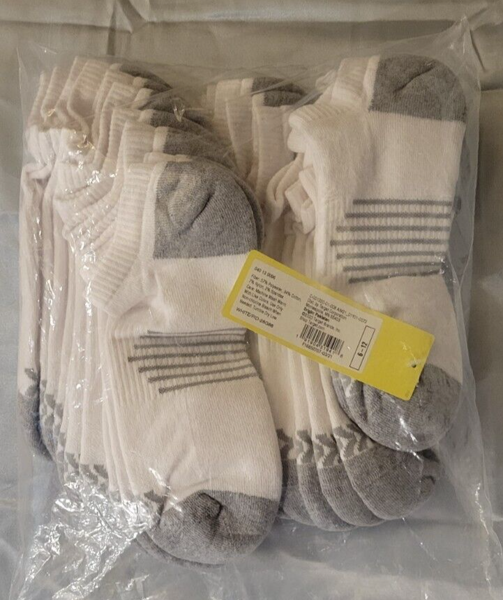 Men's No Show Striped Athletic Sock 12pk All in Motion 6-12 | eBay