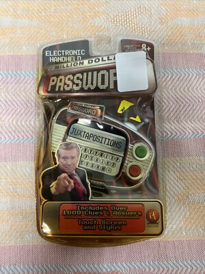 Million Dollar Password Electronic Handheld Game with Touch Screen ...