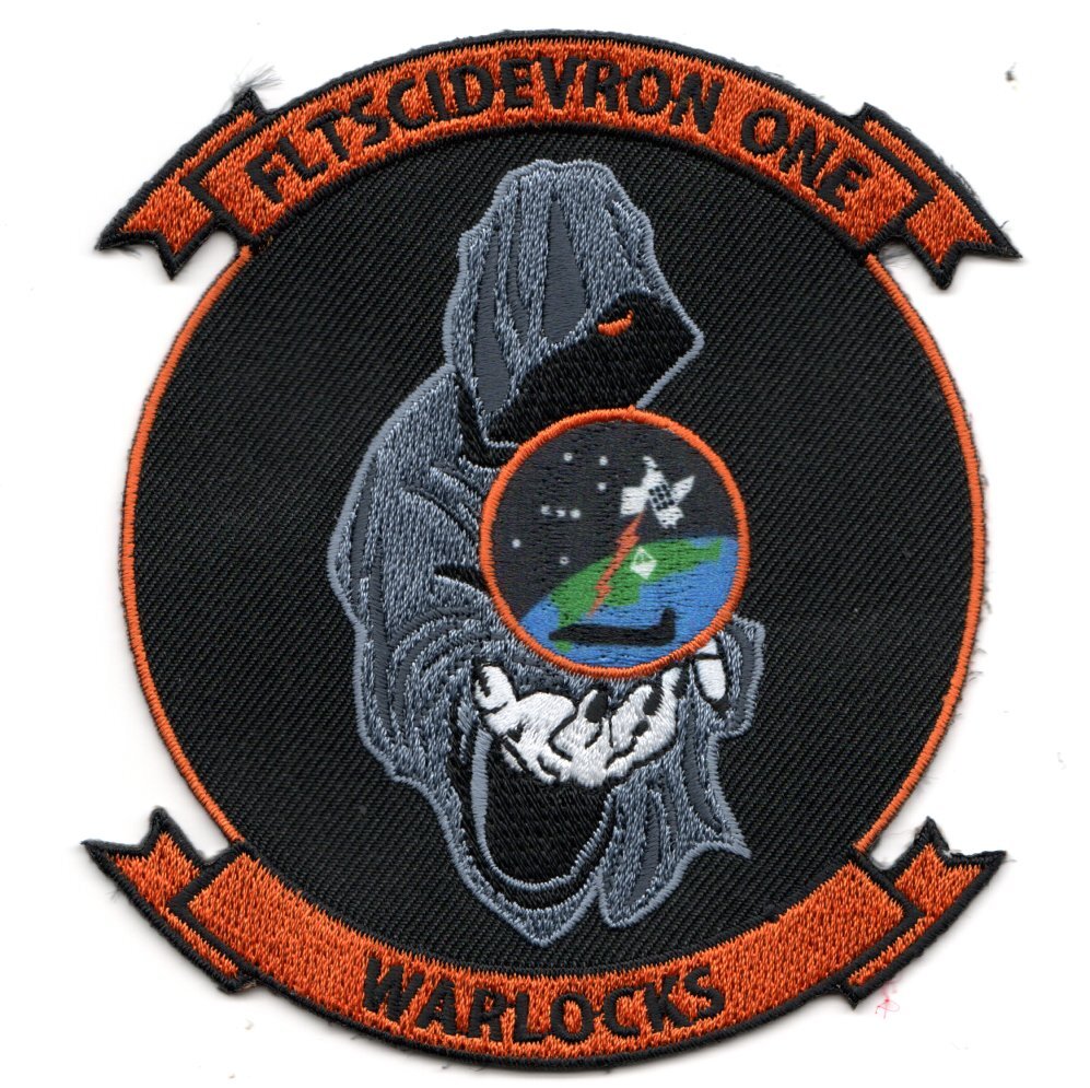 4.25" WARLOCKS VXS-1 Scientific Development Squadron EMBROIDERED JACKET ...