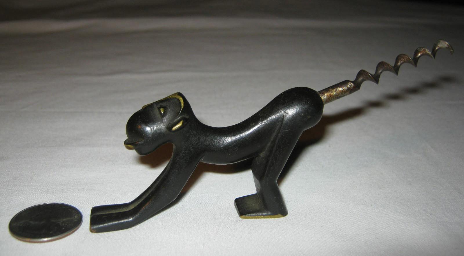 ANTIQUE ROHAC MONKEY AUSTRIAN BRONZE SCULPTURE STATUE BAR ART CORK ...