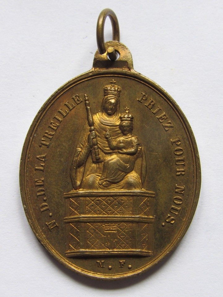 06E1 Antica Medaglia Di Lille 6 Eme Giubileo Secolare N-Dame Della ...