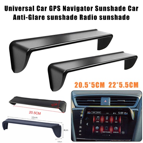Car GPS Navigation Hood Black Visor Radio Sun Shade Cover Anti-Glare ...