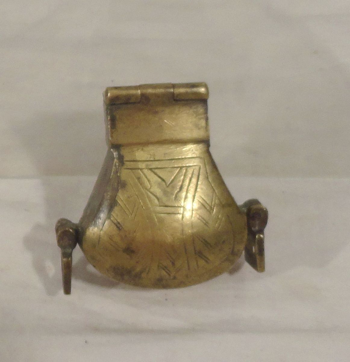 Antique Vintage Islamic Arabic Brass Calligraphy Inkwell Engraved ...