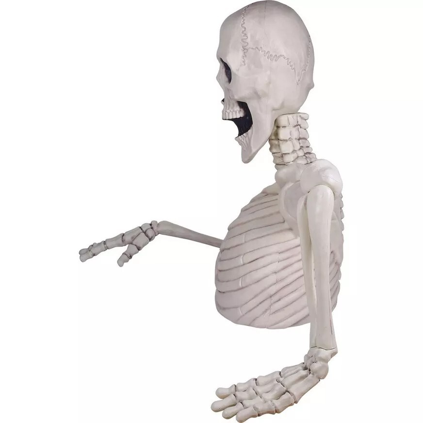 Giant Rattles the Groundbreaking Skeleton Plastic Yard Decorating Kit ...