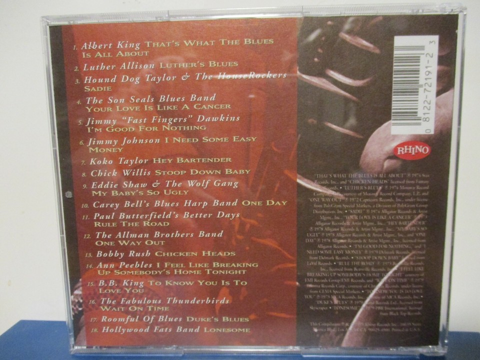 Blues Fest: Modern Blues of the '70s - Various Artists - CD - MINT ...