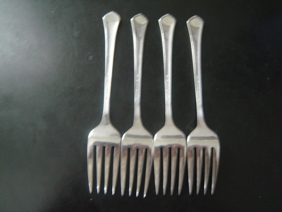 Royal Gallery Arcadia Salad Forks - Set of 4 / 18-8 Stainless Korea | eBay