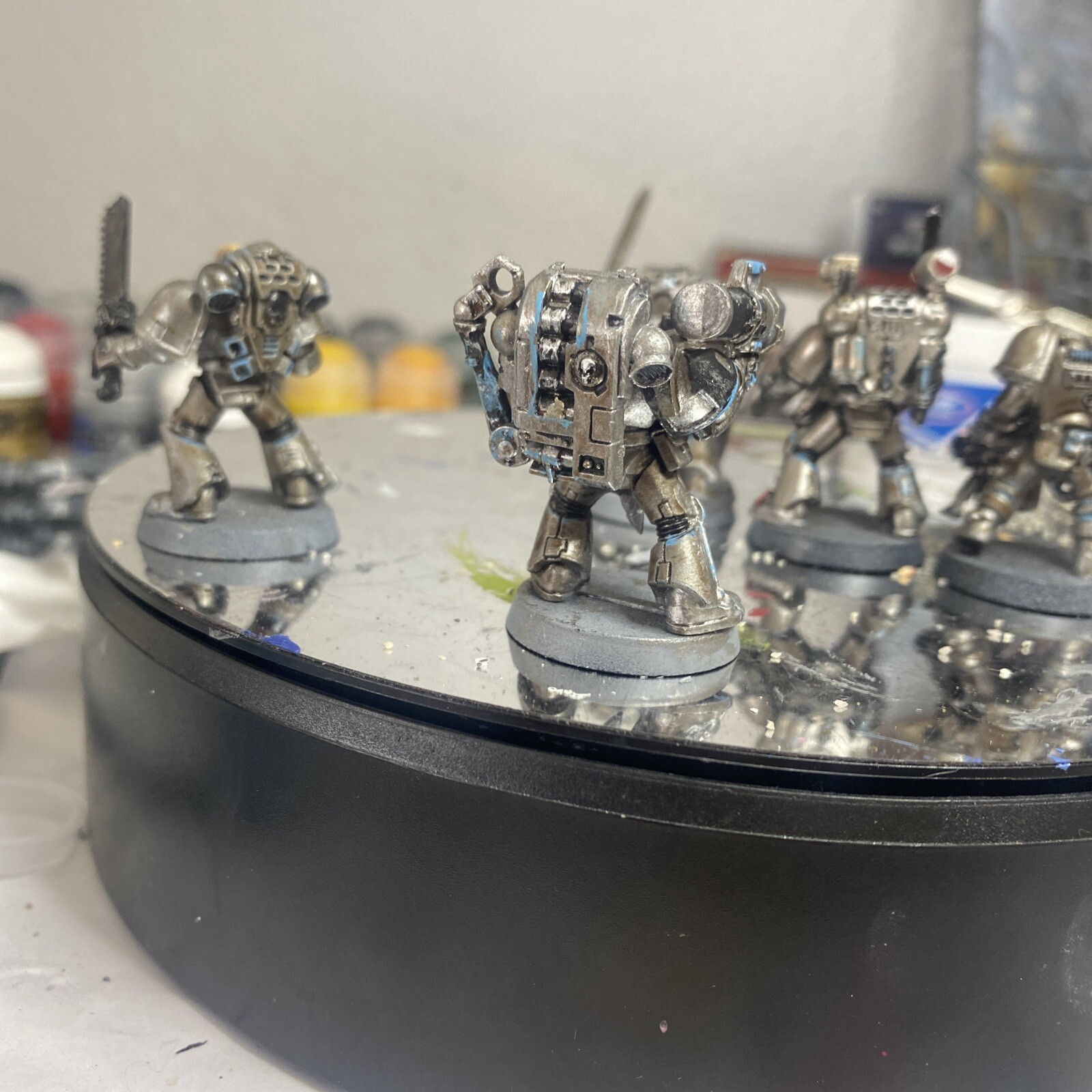 Warhammer 40K - Space Marines Knights Iron snakes command squad - 5x ...