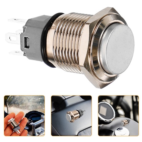 Waterproof Push Button Switch Start for Cars Auto Starter Stop Rocker ...