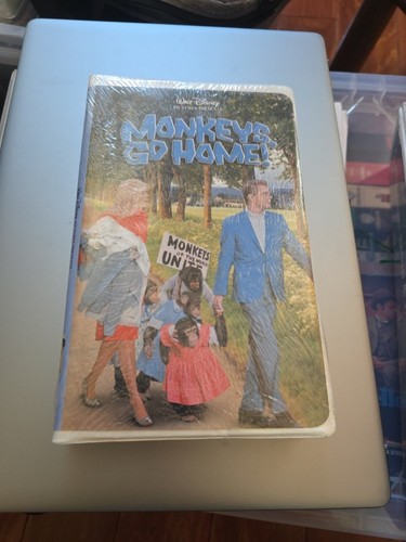 Monkeys, Go Home (VHS) Walt Disney Sealed Dean Jones Yvette Mimieux ...