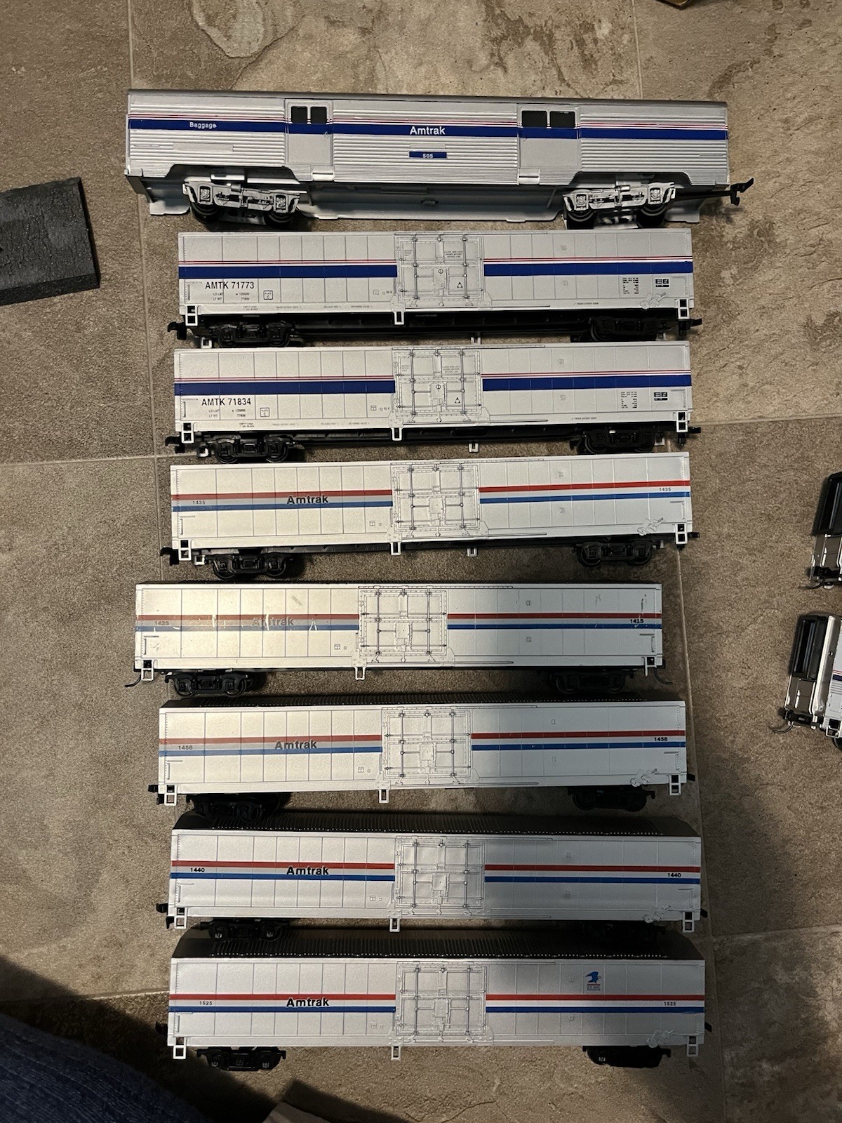 HO Lot Amtrak Con-Cor Material Handling Cars | eBay