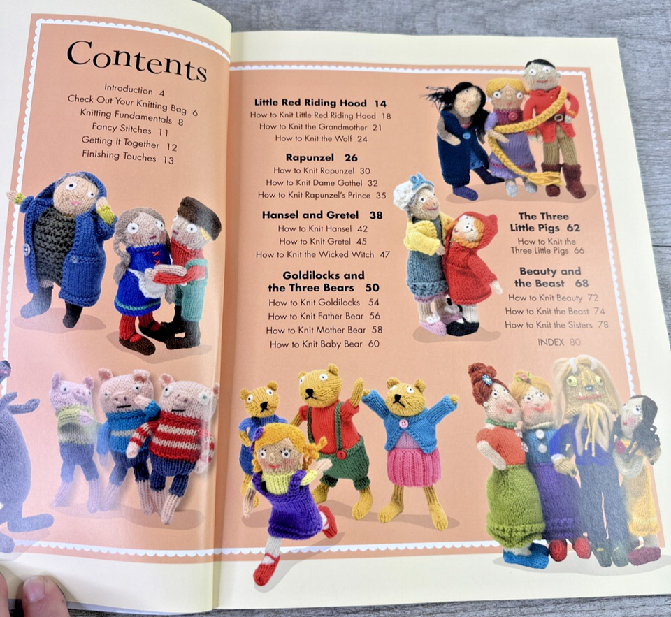 2012 Fairy Tale Knits 20 Enchanting Characters to Make Soft Cover Book ...