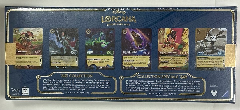 Disney D23 Collection Lorcana Card Box Set 2024 Exclusive D23 Promo Set ...