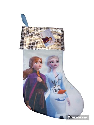 Disney Frozen Elsa & Anna, Olaf Christmas Stocking 14.5 New | eBay