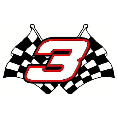 Nascar 3 Dale Earnhardt Decal ~ Vinyl Car Wall Sticker - Small to ...