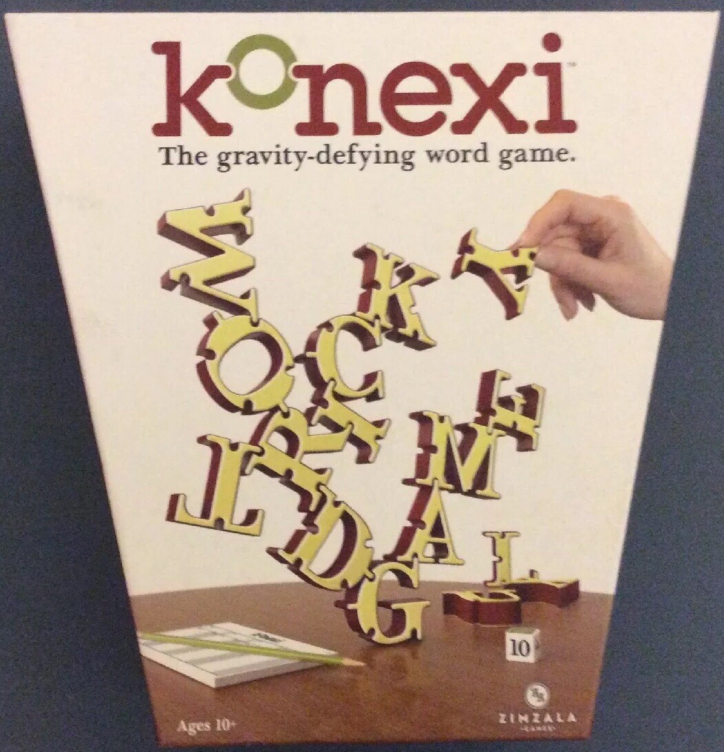 Konexi Gravity-Defying Word Game New Sealed Ages 10+ Zimzala Games | eBay