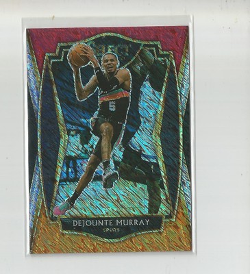 2020-21 Panini Select DEJOUNTE MURRAY Red White Orange Shimmer Prizm | eBay