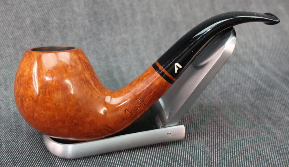 ASCORTI Hand Made Flame Grain Italian Tobacco Pipe ~ Caminetto Briar ...