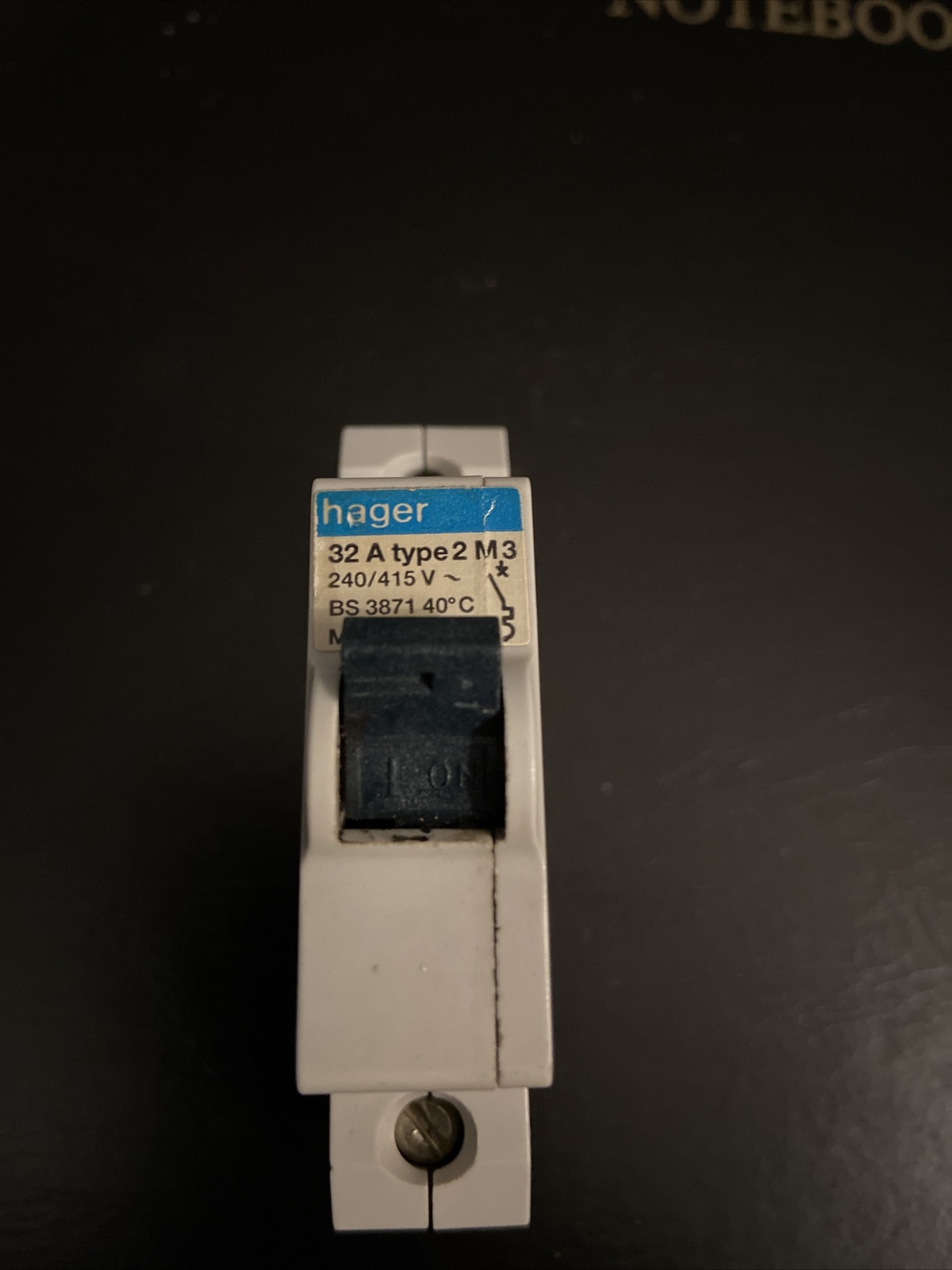 Hager BS3871 Type 2 32A 1 Phase MCB | eBay UK