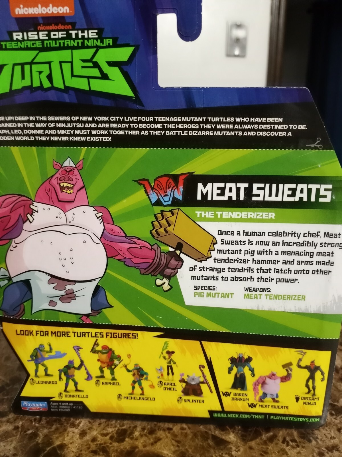Rise of the Teenage Mutant Ninja Turtles Meat Sweats TMNT Action Figure ...