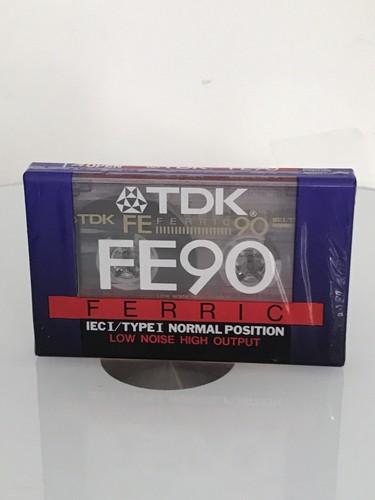 Cassette Tape TDK FE90 Ferric Black - 90 Minutes - Normal Position Low ...