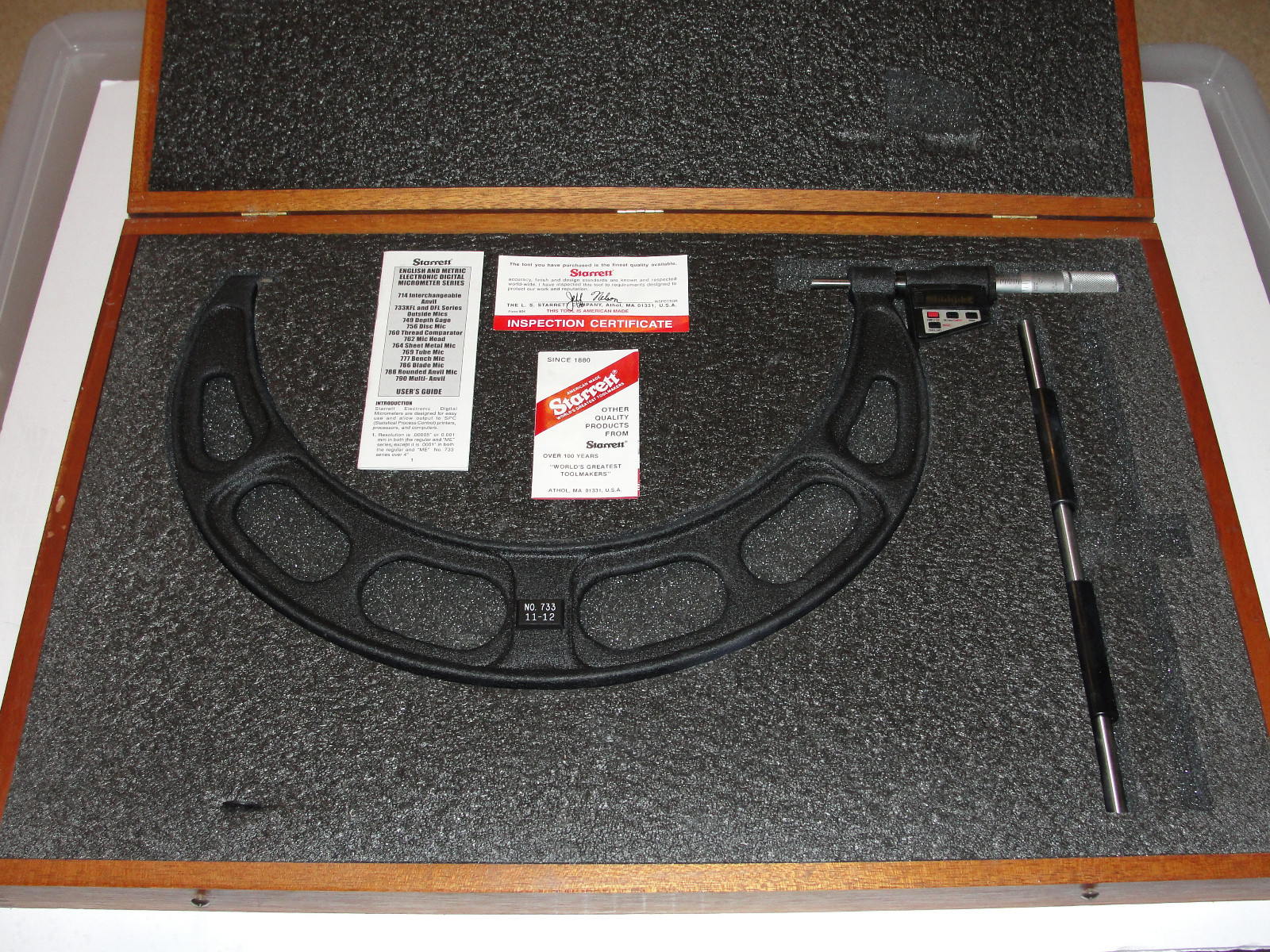 Starrett No. 733 11-12 XFL amd DFL Series **NEW** | eBay