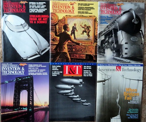 American Heritage's INVENTION & TECHNOLOGY Magazine - Six (6) Issues ...