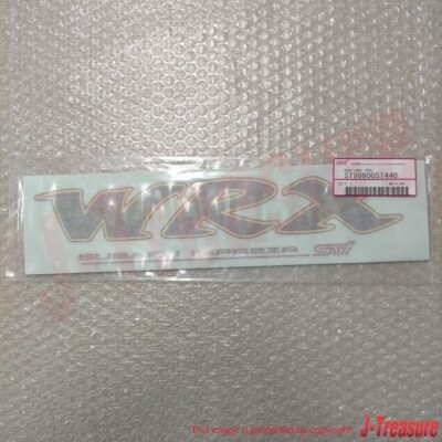 SUBARU GC8 IMPREZA WRX STi Genuine Rear Trunk Pink Decal Sticker ...