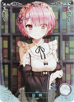Goddess Story Ram - Re:Zero NS-07-047 Anime Waifu SR Trading Card | eBay