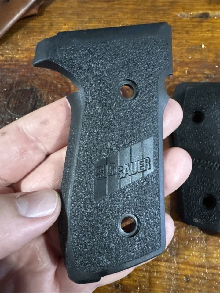 Sig Sauer P229 Factory Original OEM Grips. Dated 1995 | eBay