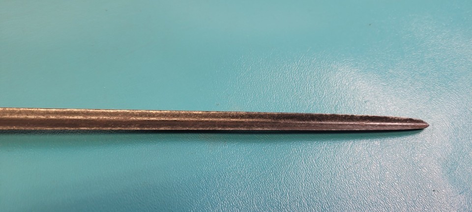 Vintage European Dagger Knife Engraved Design & Cursive Writings ...