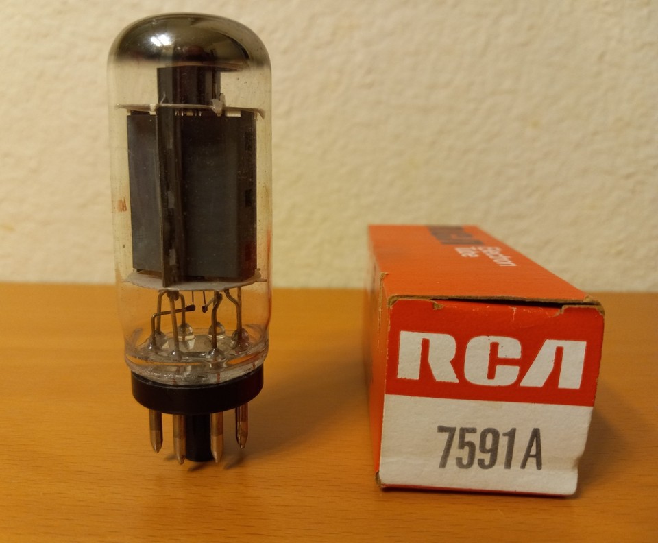 NOS RCA 7591A 7868 Coin Base Vacuum Tube Tested Strong | eBay