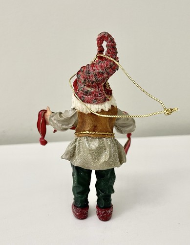 Demdaco Drolleries ELFISH KLAUS Christmas Ornament w/ Original Box RARE ...
