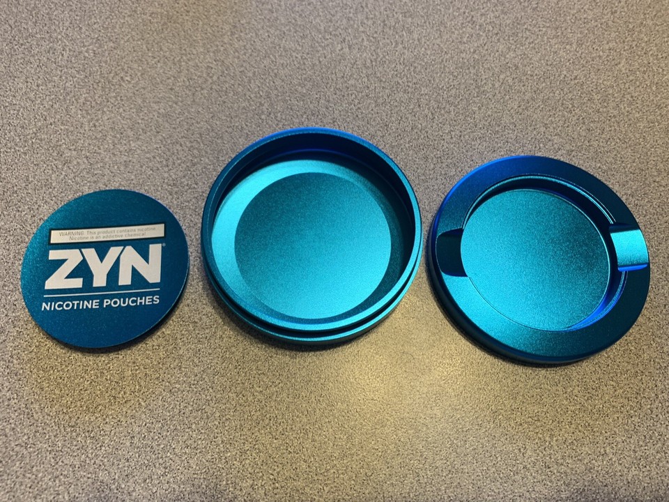 Zyn Metal Can - Cyan Blue - Brand New in Box, Reward Exclusive | eBay